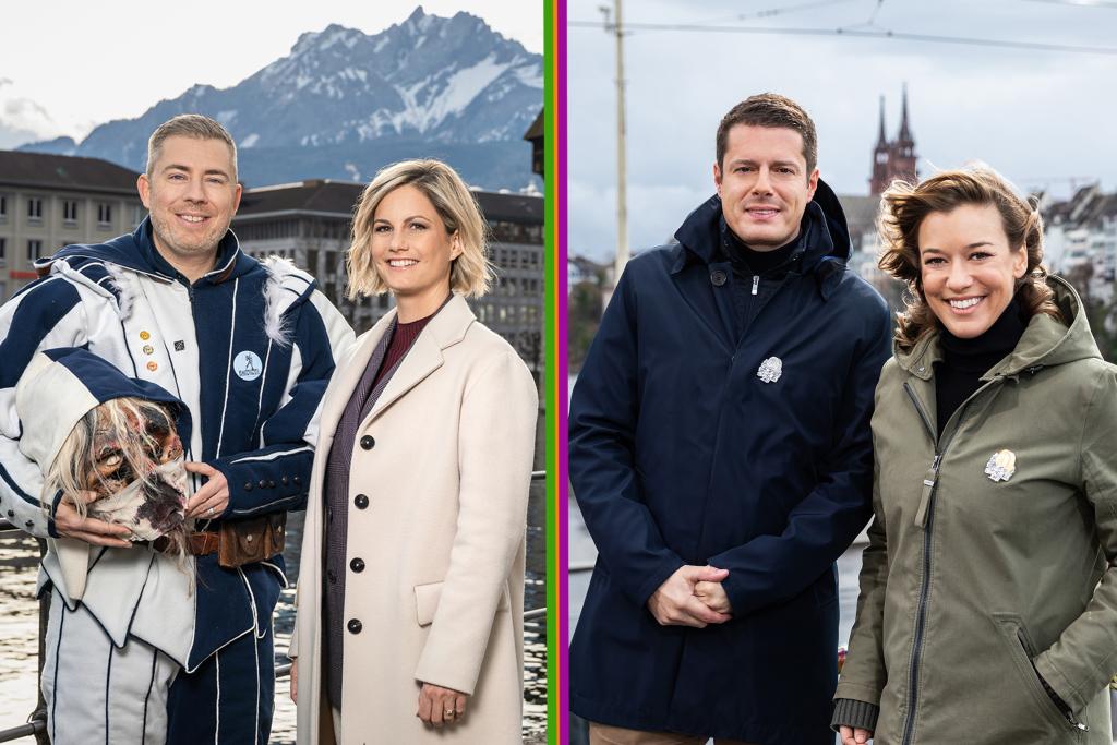 Die beiden grössten Fasnachten der Schweiz bei SRF, RTS und RSI ...
